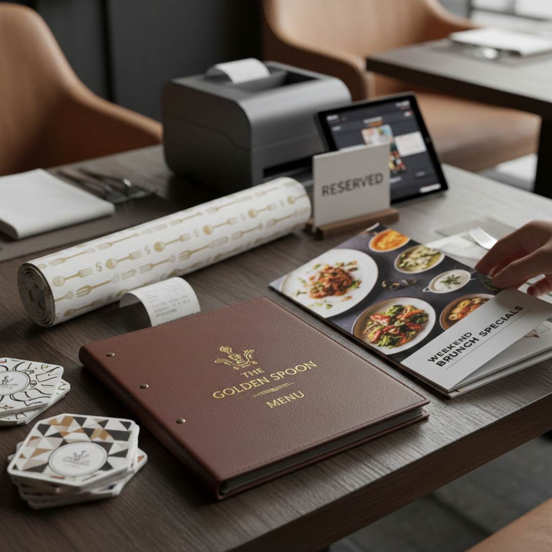 Restaurant Printing Dubai | Menus, Food Boxes & Packaging – Opps Print